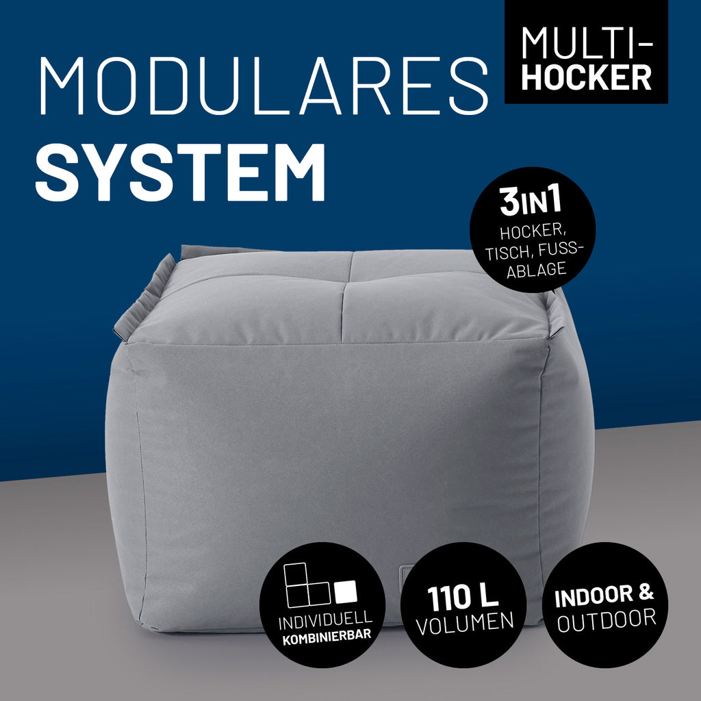 Modulares System - Der Hocker | Lumaland Sitzsack